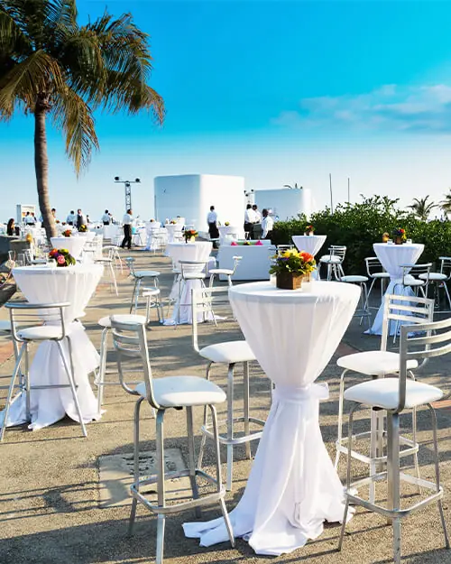 Tables for Weddings & Events in Ensenada